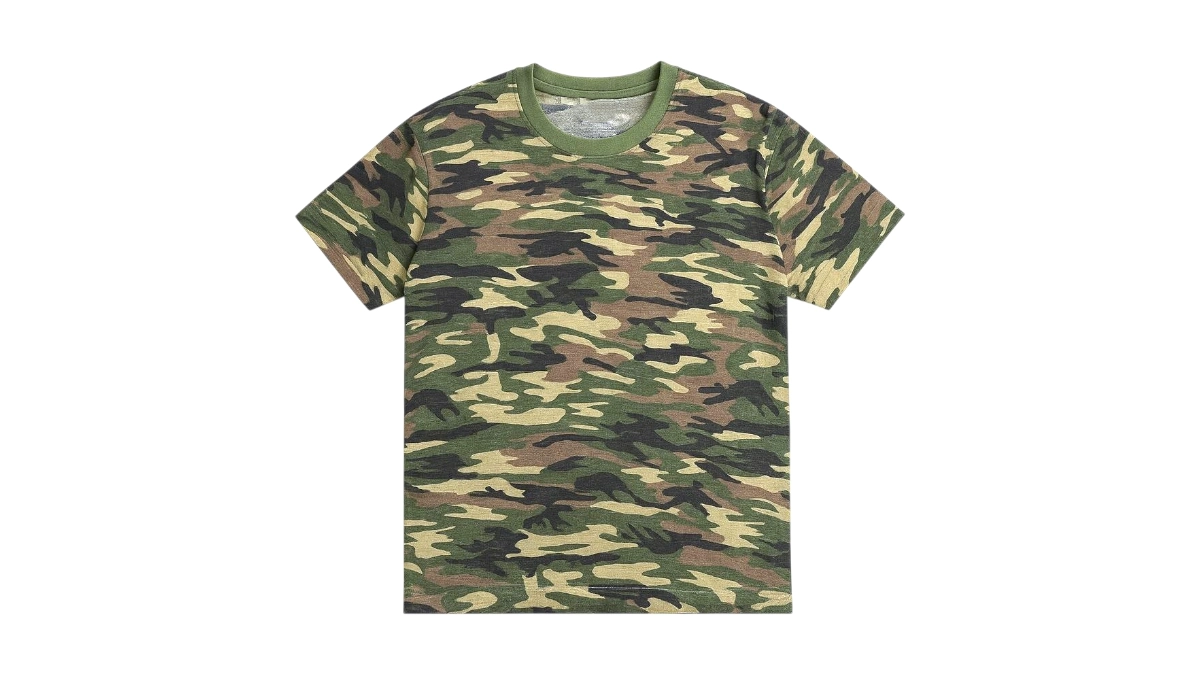 Maskáčové Tričko Nadměrné Velikosti Zelený, Hnědý - Eezzy Shop